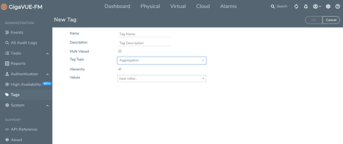 Create User Defined Tag