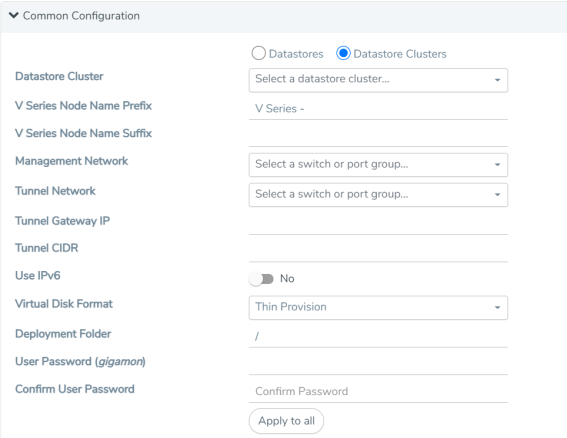 Step 2: Deploy V Series nodes on VMware ESXi