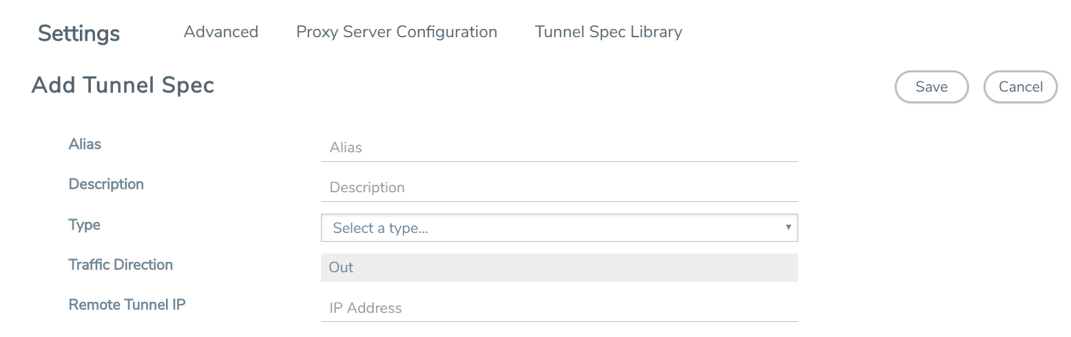 Creating Tunnel Endpoints